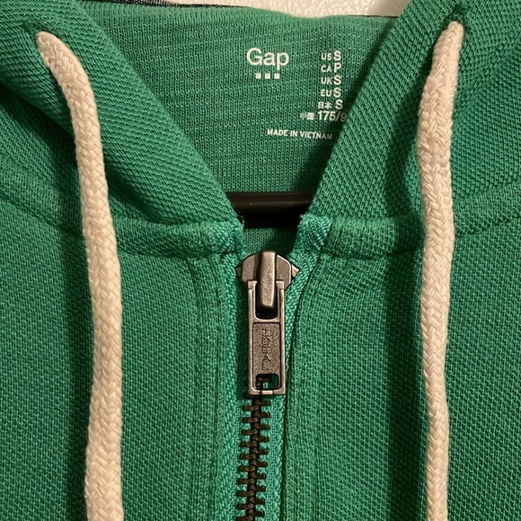GAP | Tops | Green Gap Zip Up Hoodie | Poshmark